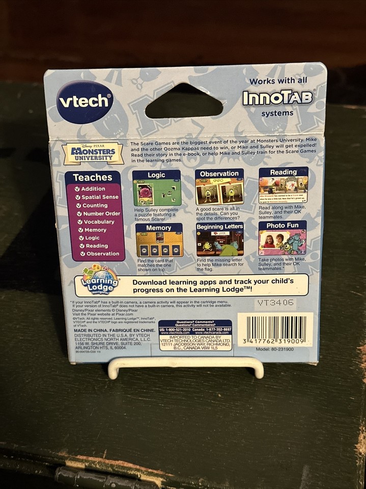 Vtech InnoTab - Disney Monsters University - 4 to 7 Years NEW | eBay