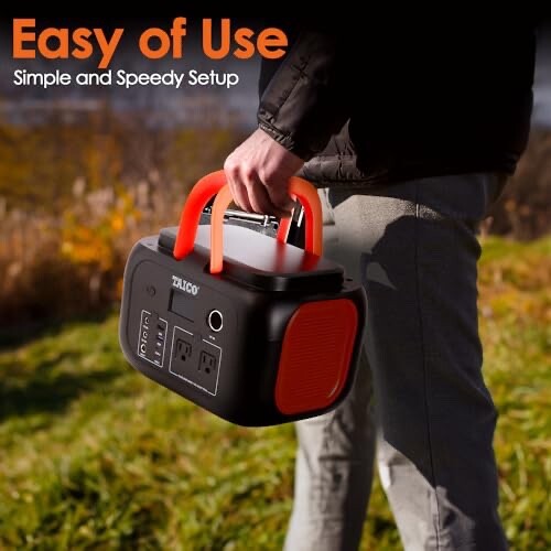 Portable Power Station 600W- 660Wh Lithium Battery Station, 110V/600W ...