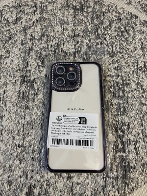 Iphone 14 Pro Max Purple Kathy Tech Glitter Cover Protector | eBay