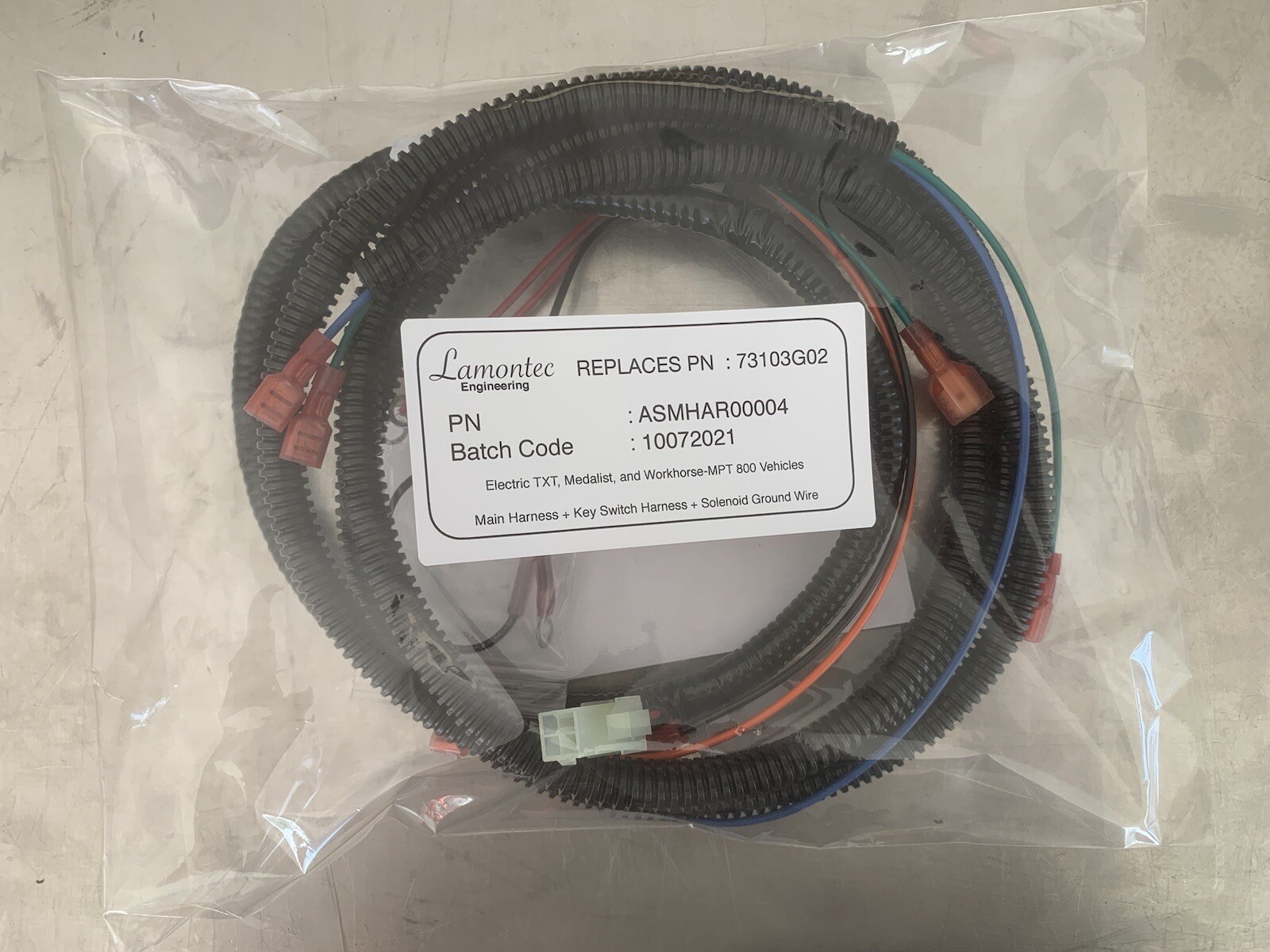 EZGO TXT36 Harness + Key Switch Harness | eBay