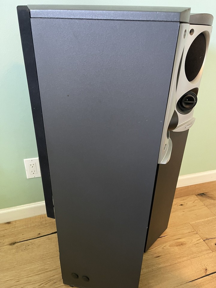 VTG Bose 701 Series II Floor Standing Speakers Pair Graphite Gray CORDS ...