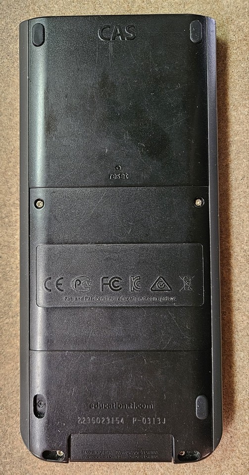 Texas Instruments TI-Nspire CX II CAS Graphing Black Calculator Cover ...