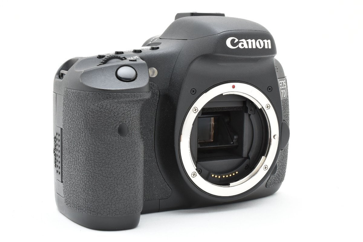 Canon EOS 7D 18.0MP Digital SLR Camera Black Main Unit with Strap and ...