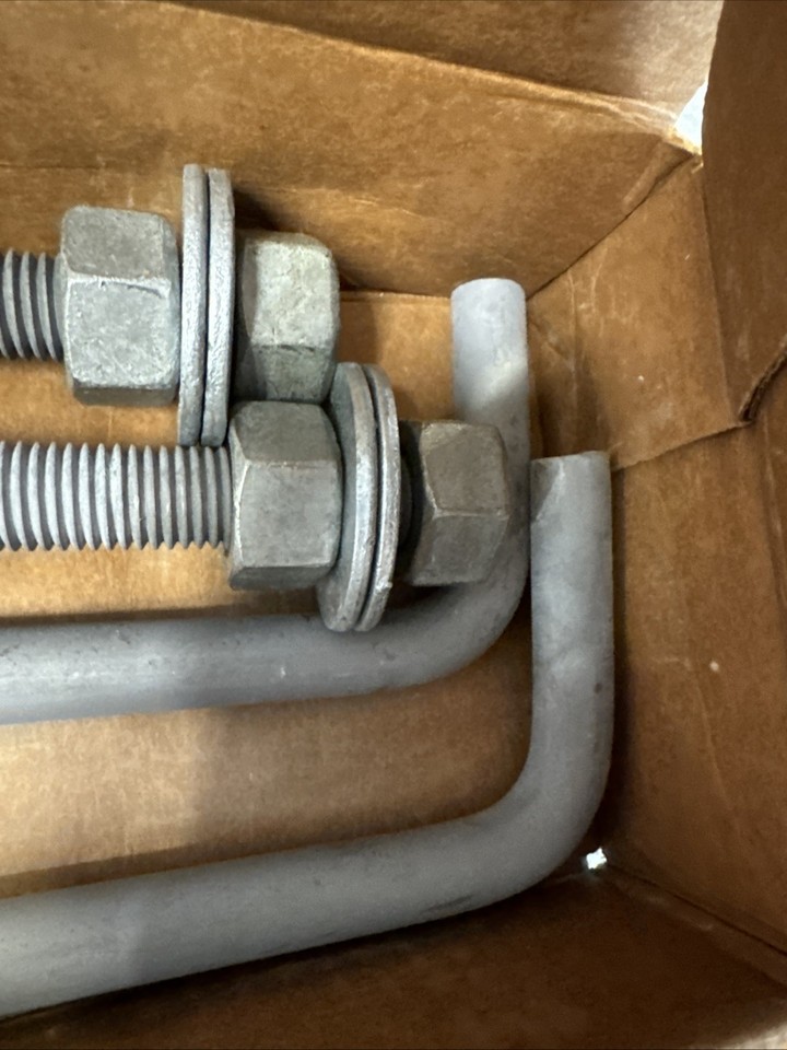 [LOT OF 4] 3/4"-10 x 30”Threaded Concrete Anchor L-Bolts | w/ Nuts ...