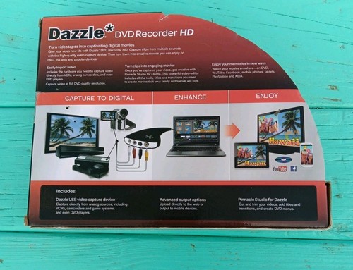 Dazzle DVD Recorder HD - Video Capture Card Device [PC Disc] ***NEW ...