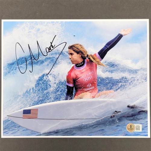Caroline Marks signed 8x10 Photo USA Olympics Gold Surfer autograph ...