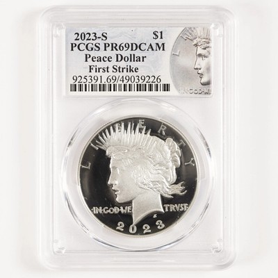 2023-S Silver Proof Peace Dollar $1 PR69DCAM First Strike PCGS 31429 | eBay