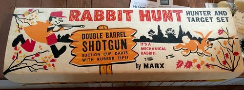 MARX RABBIT HUNT TARGET SET SHOOTING GAME 1962 W/Original Box | eBay