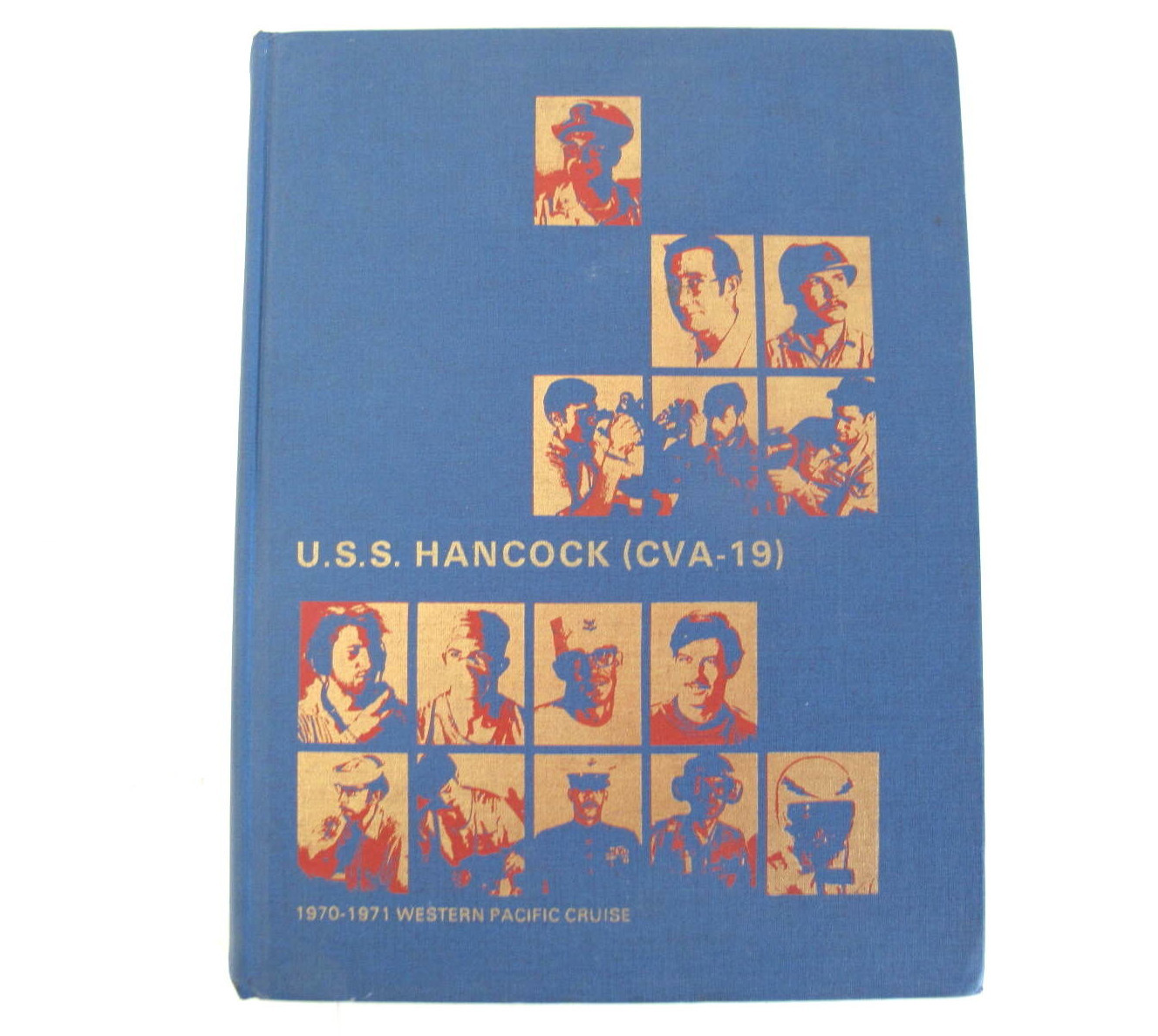 USS HANCOCK CVA-19 WESTPAC CRUISE BOOK 1970 1971 VIETNAM CAW-21 Ray ...