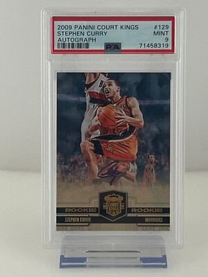 2009 Panini Court Kings Stephen Curry Auto RC /649 PSA 9 | eBay