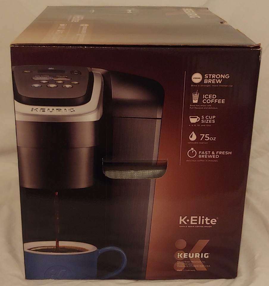Keurig K-Elite Single Serve Coffee Maker Temperature Control | eBay
