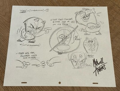 Production Art - Underfist - Fred Fredburger - Cartoon Network- Billy ...