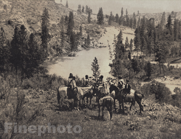1900/72 EDWARD CURTIS Native American Indian Idaho Spokane Photo Folio ...