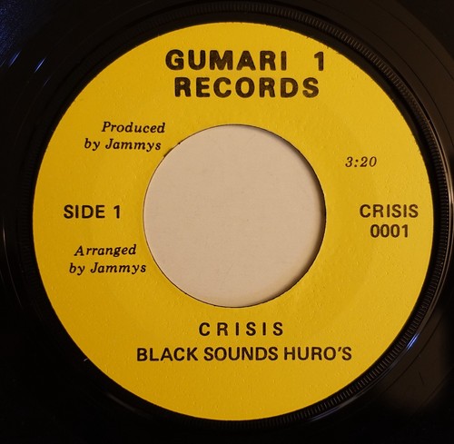 BLACK UHURU, CRISIS, ON GUMARI 1 TESTED VG+ RARE ROOTS REGGAE 7-INCH ...