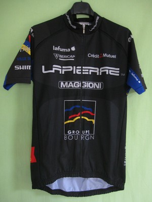 Maillot cycliste Lapierre maggioni Bourgin lafuma Sco Dijon Jersey ...