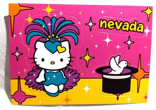 Hello Kitty America The Beautiful U.S.A. State Sticker Trading Card ...