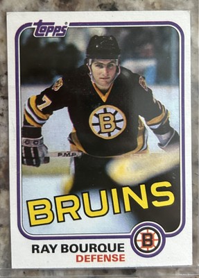 1981-82 Topps Ray Bourque #5 2nd Year Boston Bruins HOF | eBay