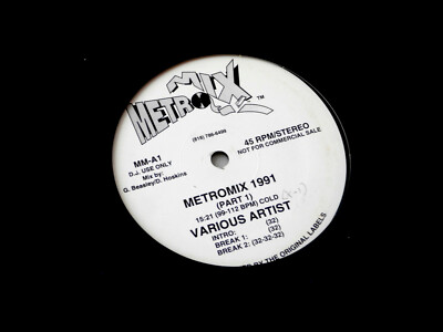 METROMIX~ 1991~PART 1~ VARIOUS ARTIST~ BREAKS FOE EVER~ VG+~ PART 2 ...