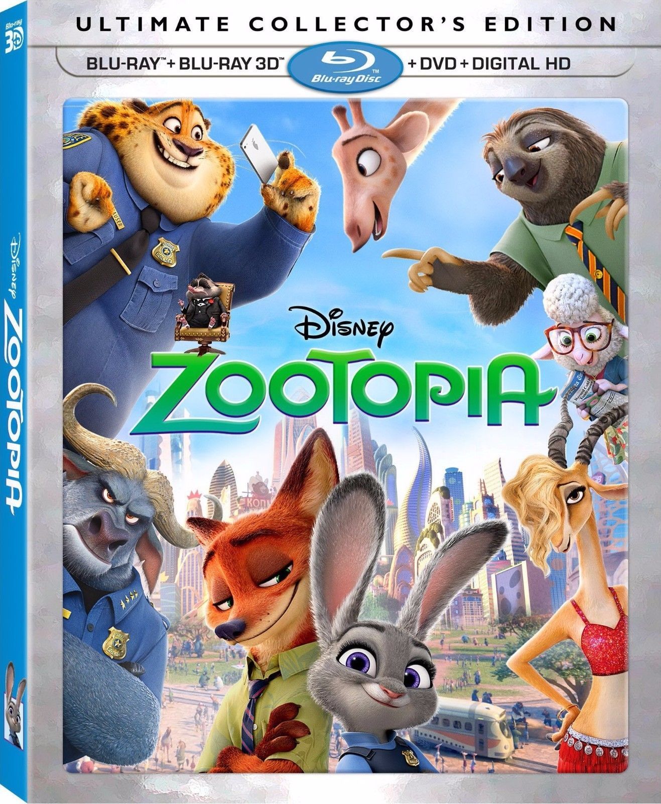 Zootopia 3d 2d Blu-ray DVD Digital HD No Slipcover for sale online | eBay