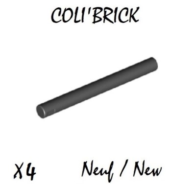 Lego 30374 - 4x Barre Bar 4 L Blade Lightsaber Wand - Noir Black - New ...