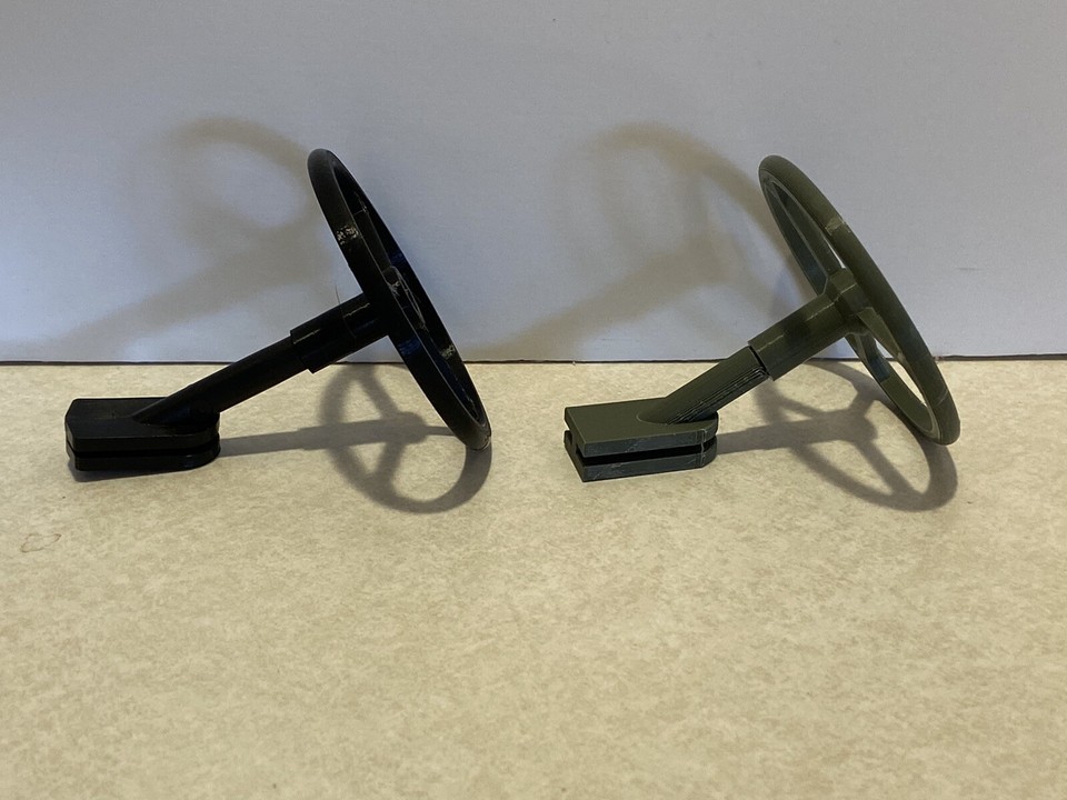 GI Joe 5 Star Jeep 7000 Steering Wheel and Steering Column - New 3D ...