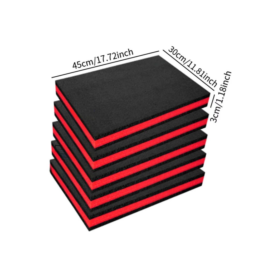 5/4/3Pcs Tool Box Foam Inserts Packing Foam Pads Camera Case Cushioning ...