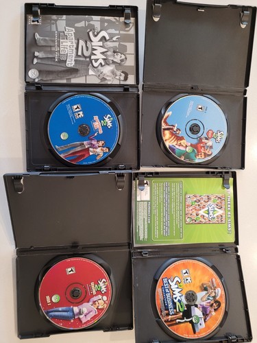 The Sims CD/DVD Set Of (4) LIKE NEW. Hours Of Fun Watching FREE SHIP ...
