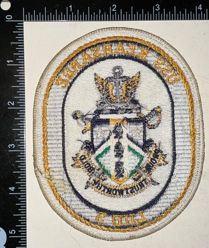 Cold War USN US Navy USS Kearsarge LHD-3 Ship Patch | eBay