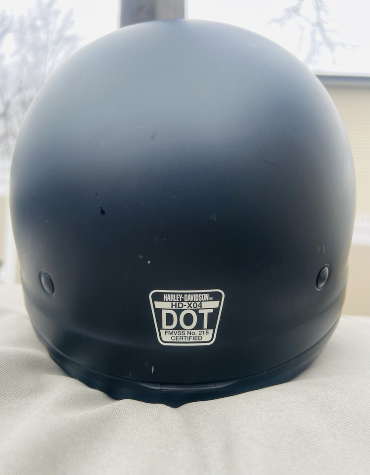 Harley Davidson Pilot 3-in-1 X04 Helmet/Matte Black/Exo Skull/Bandana ...