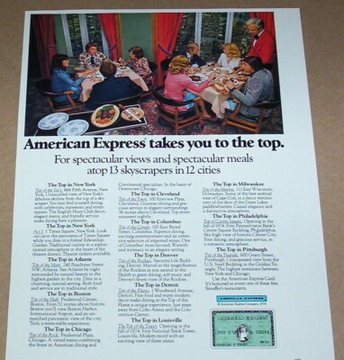 1974 print ad - American Express credit cards Vintage Advertising page ...