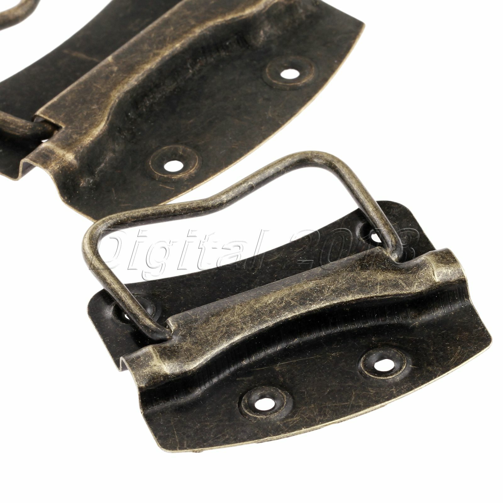 4x Rectangle Retro Drawer Cabinet Knob Ring Drawer Dresser Wardrobe ...