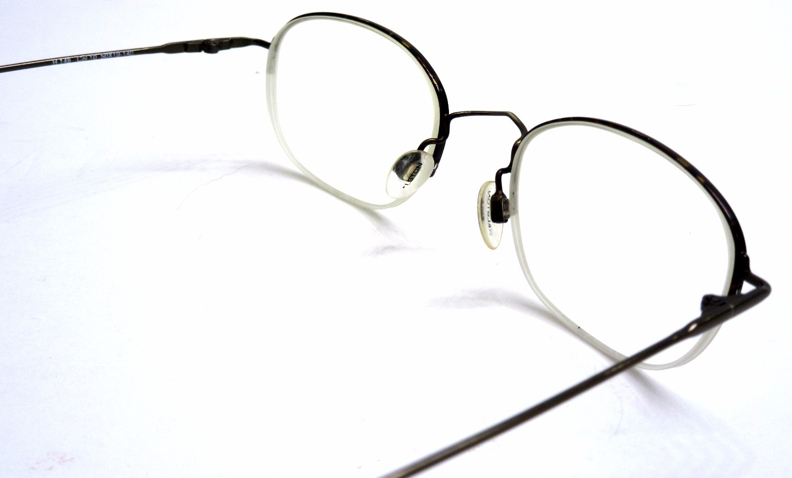 Halston Eyeglass Frames H148 Col 10 50X19x140 Half Rimless | eBay