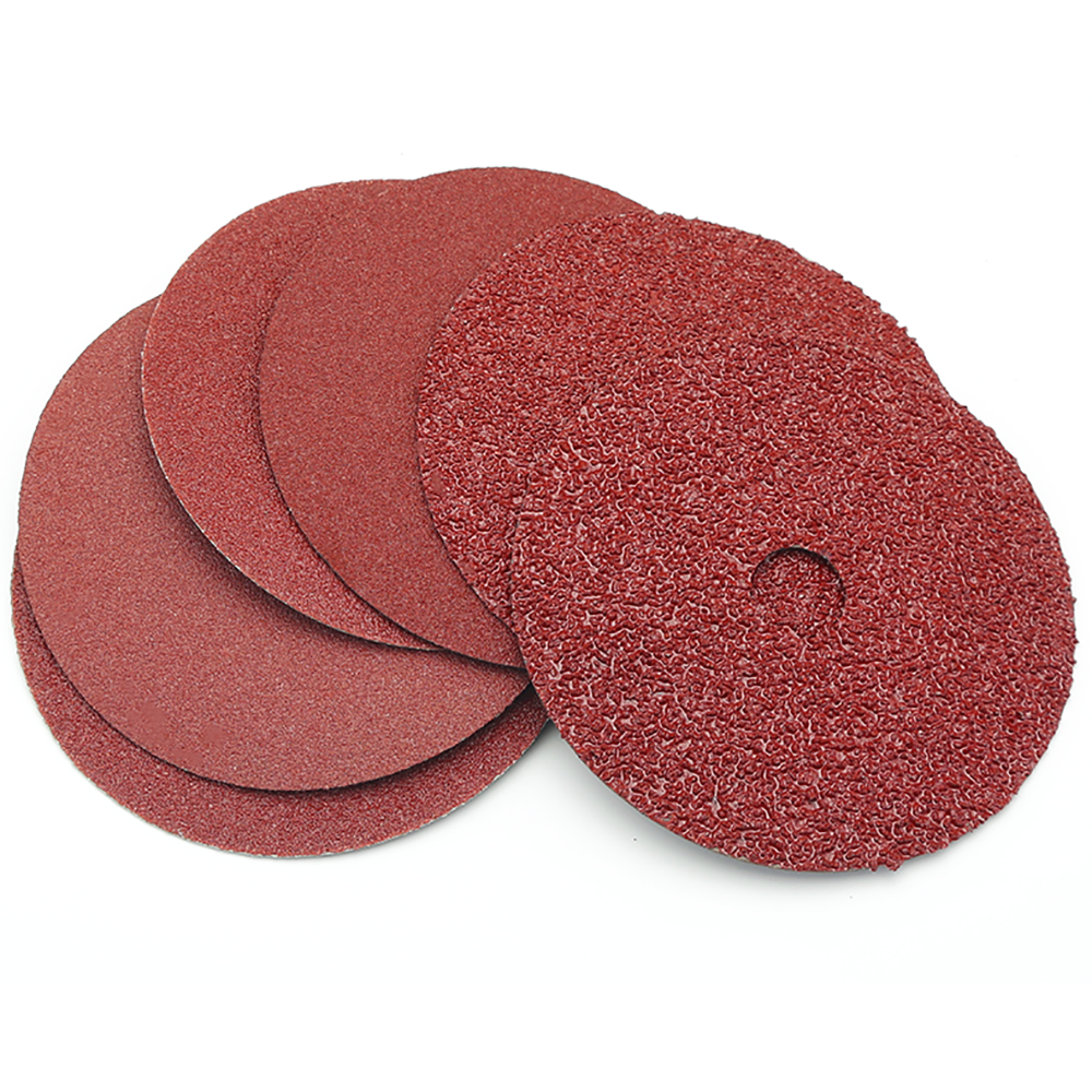10 Pack 4" 100mm Fiber Sanding Disc Sandpaper Grinding Pad For Angle ...