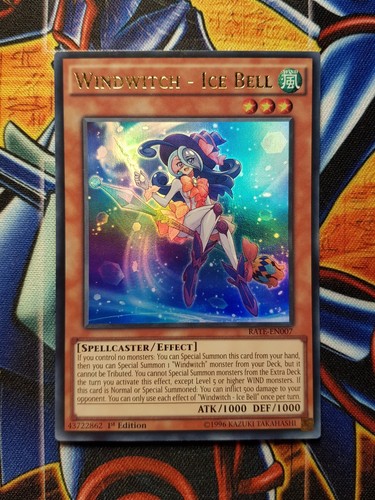 YUGIOH Windwitch - Ice Bell - RATE-EN007 - Ultra Rare 1st edition | eBay