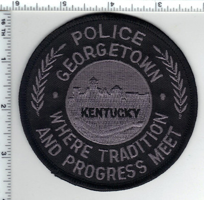 Georgetown Police (Kentucky) Subdued Shoulder Patch - new from the 1980 ...