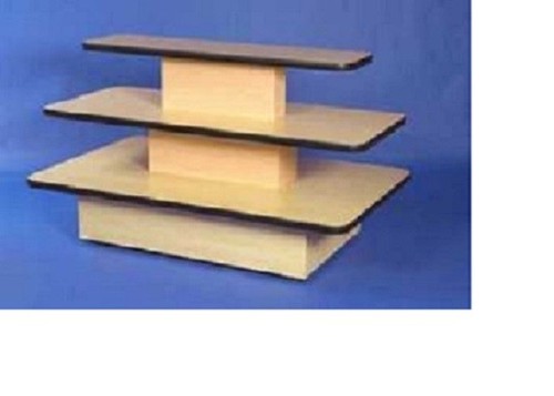 3 TIER RECTANGULAR TABLE DISPLAY STAND COUNTER TILL RETAIL SHOP ...