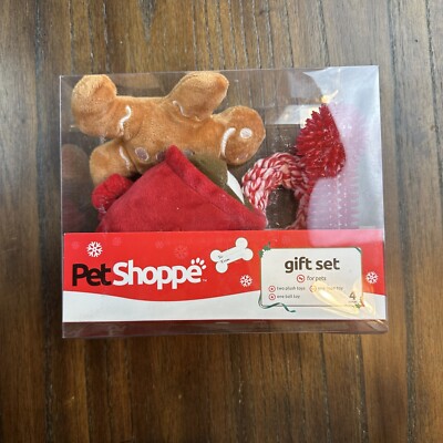 Pet Shoppe Holiday Christmas 4 Piece Gift Set for Pets Dogs NEW | eBay