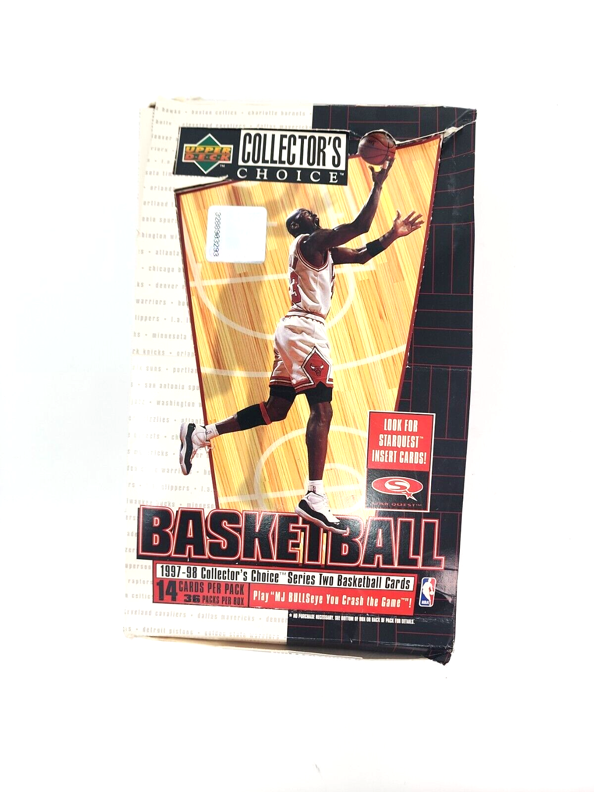 1 pack 1997-98 UD Collectors Choice UNOPENED Pack Series 2 Michael ...