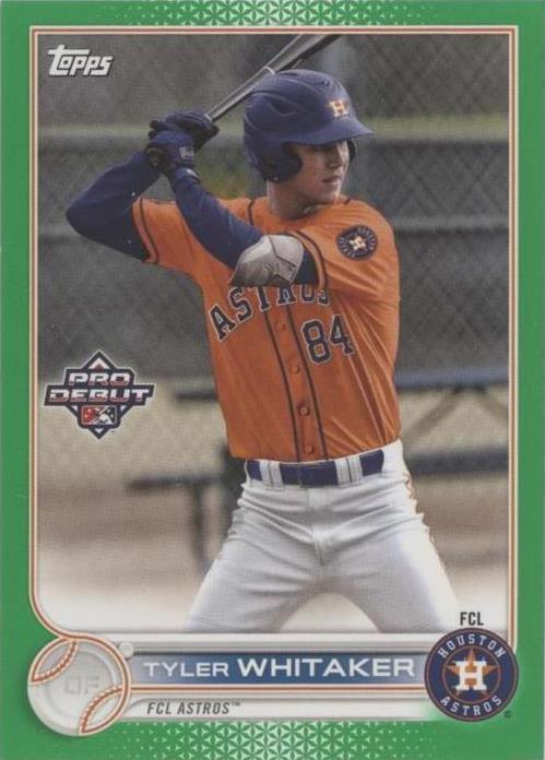 2022 Topps Pro Debut - Tyler Whitaker #PD-88 Green /99 (RC) for sale ...