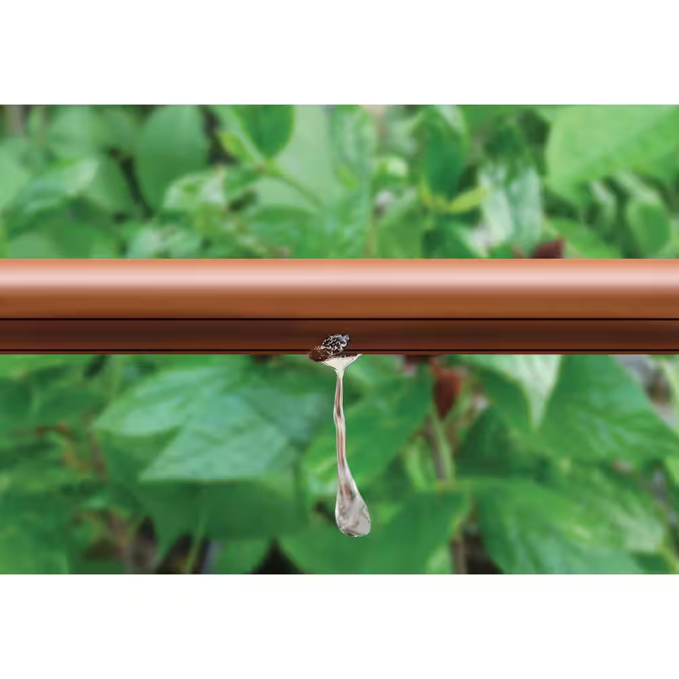 Rain Bird Drip/Emitter Line Tubing 18" Spacing Clog-Resistant 1/2" Dia ...