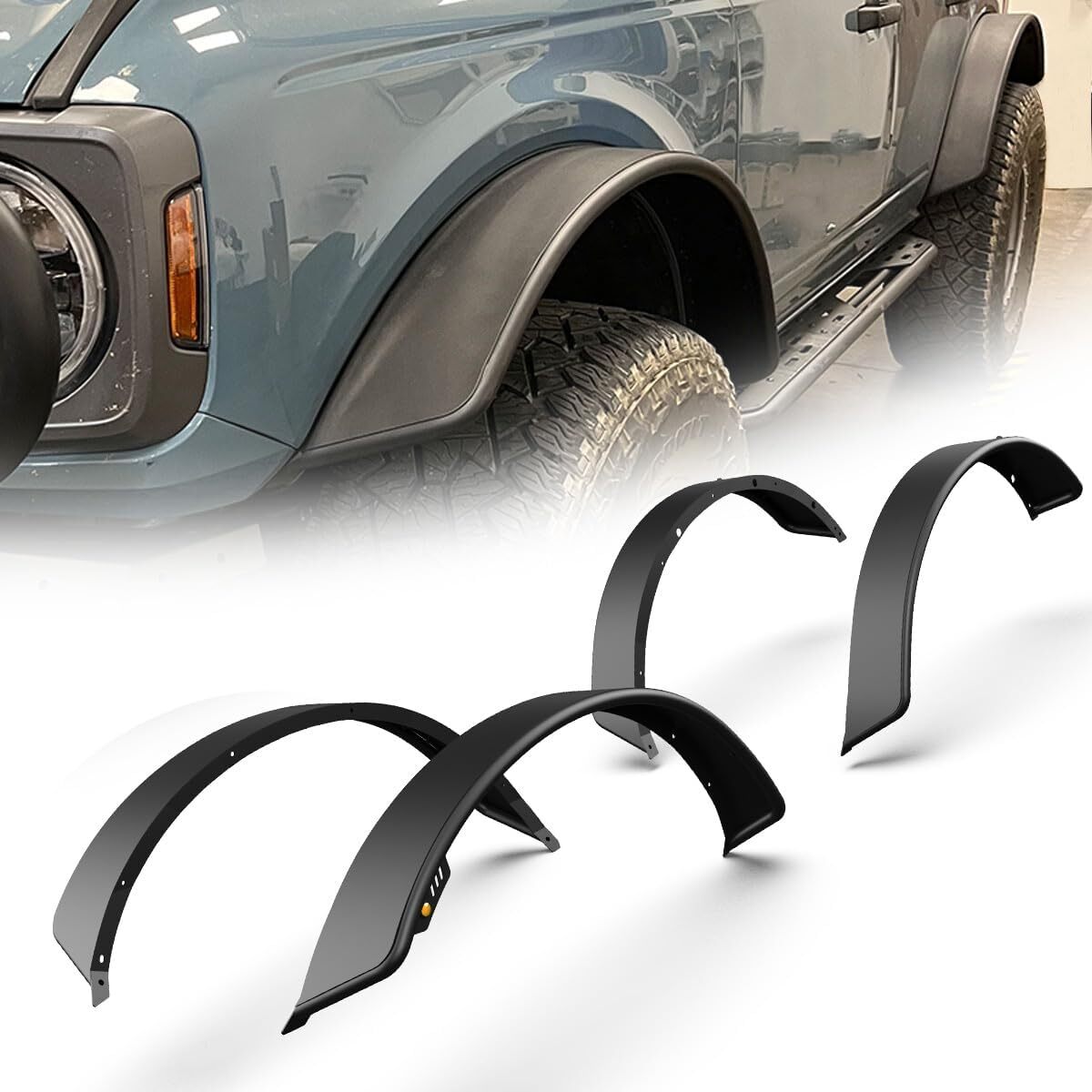 Upgrade Front & Rear Wheel Fender Cover 2021-2025 Ford Bronco(not ...