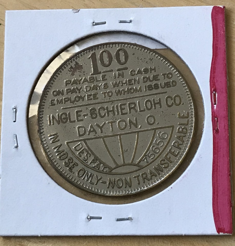 Winding Gulf Collieries. $1.00 Coal Scrip Token - Louisville Stores | eBay