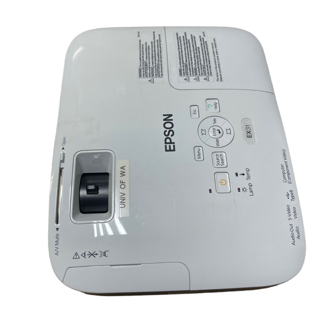 Epson LCD Projector EX31 Model H309a Complete With Case and Extra ...