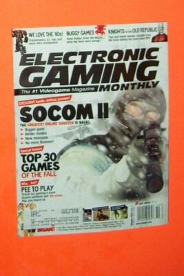 EGM 171 electronic gaming monthly magazine SOCOM 2 Top 30 COVER issue ...