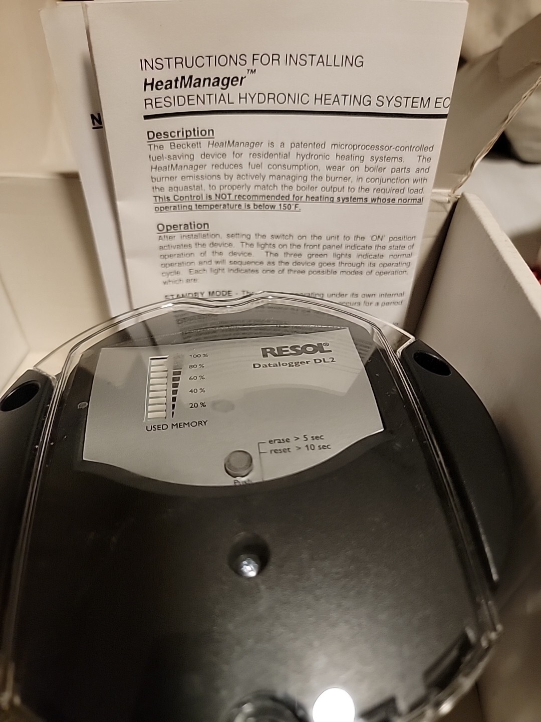 RESOL Solar Data Logger Dl2 - Remote Managing Solar Heater for sale ...