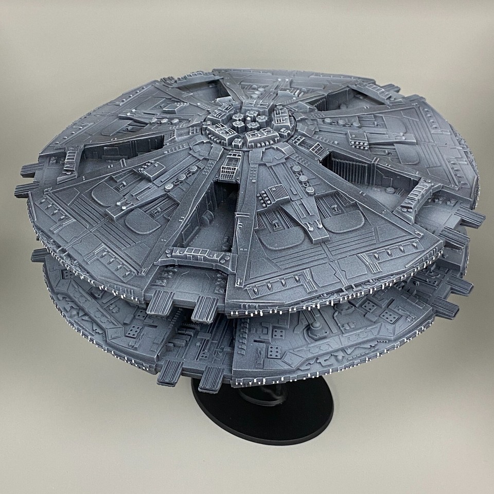 BATTLESTAR GALACTICA CYLON BASE STAR 1:8500 SCALE REVELL BATTLE FLEET ...