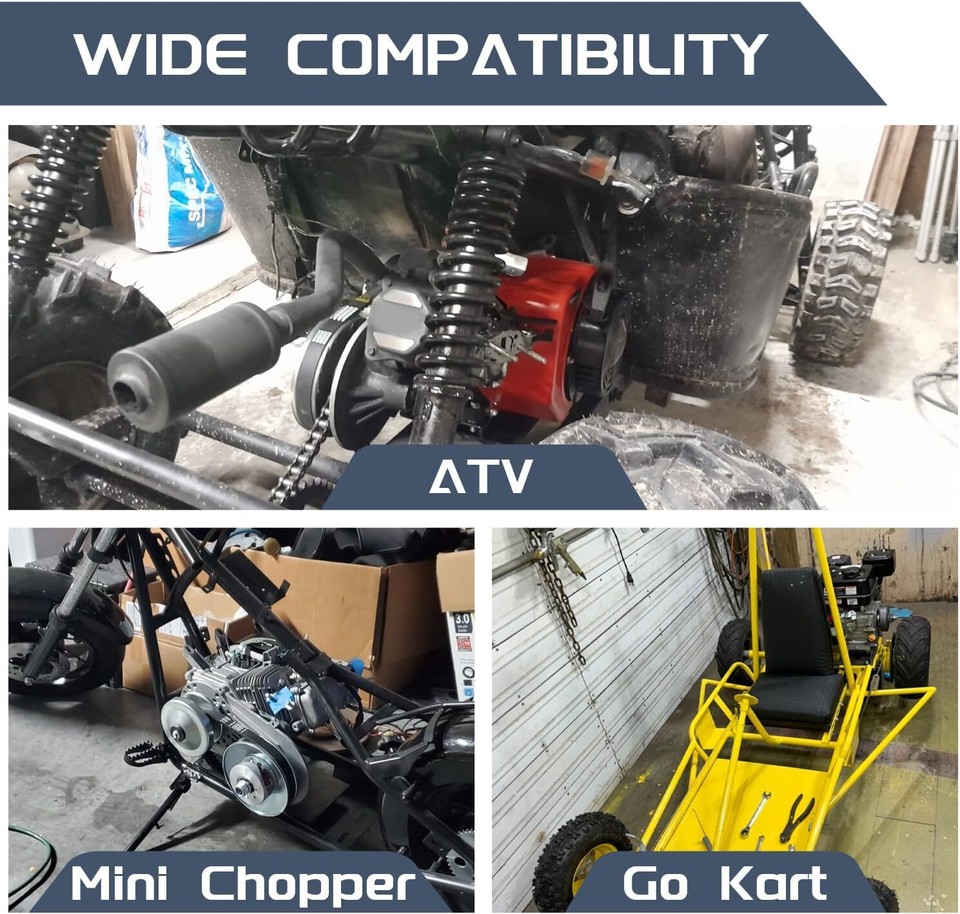 Generic Torque Converter Motor Riser Mount Plate for 196/212cc Coleman ...