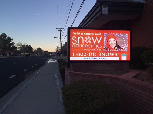 2-SIDED 4'x8' OUTDOOR FULL COLOR LED PROGRAMMABLE EMC SIGN 4FT x 8FT ...