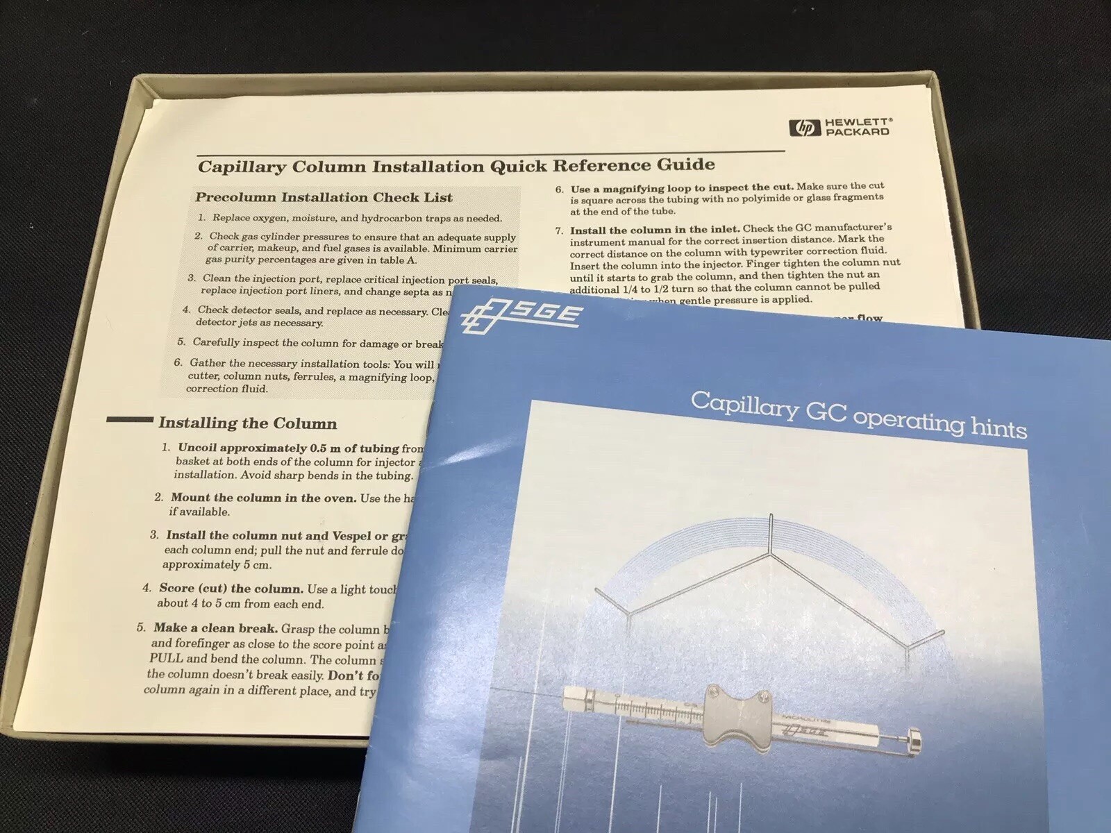 Hewlett Packard HP Agilent HP-5 GC Capillary Column - 19091J-413 | eBay