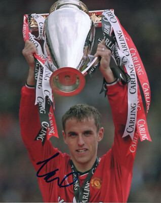 Manchester United Phil Neville Autographed Signed 8x10 MLS Photo COA #2 ...